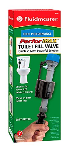 Fluidmaster 400AH PerforMAX Universal High Performance Toilet Fill Valve, Easy Install