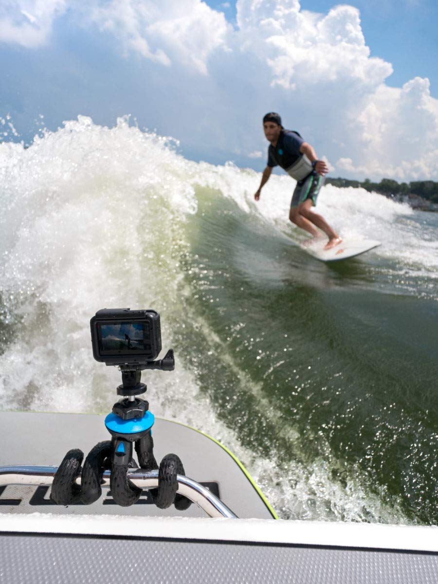 FlexBase 12" Flexible Tripod for GoPro Hero 7/6/5/4/3, Smartphones, Osmo Action, GoPro Fusion, Mirrorless, DSLR