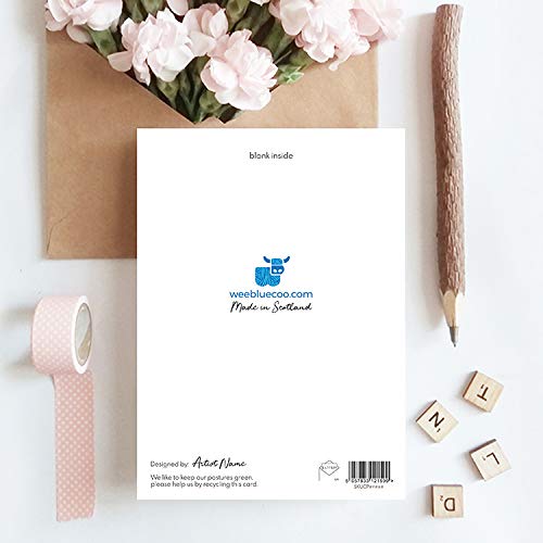 Wee Blue Coo Happy Birthday Guitars Sealed Greeting Card Plus Envelope Blank inside