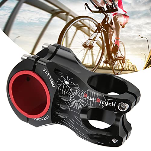 Fixed Bike Bar Stem, Durable High Strength Integrated Bike Short Handlebar Stem Riser for Road Bikes for Fixed Gear Bikes for Mountain Bikes