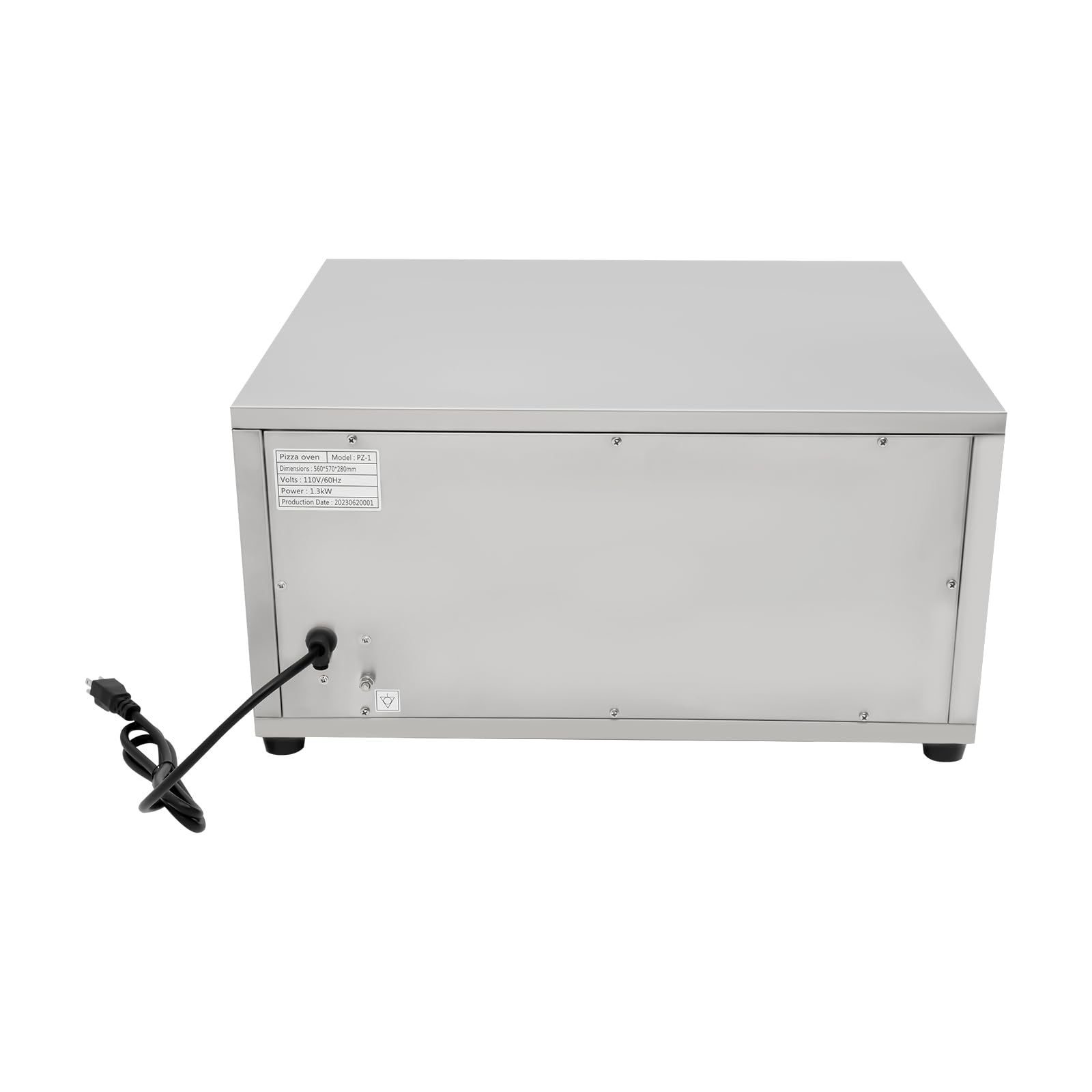 Surneis Pizza Oven, Countertop Microwave Ovens, Commercial Ovens with Thickened Insulation, 1.3KW Indoor Pizza Oven, Adjustable Temperature and Time for Families, Parties, Barbecues