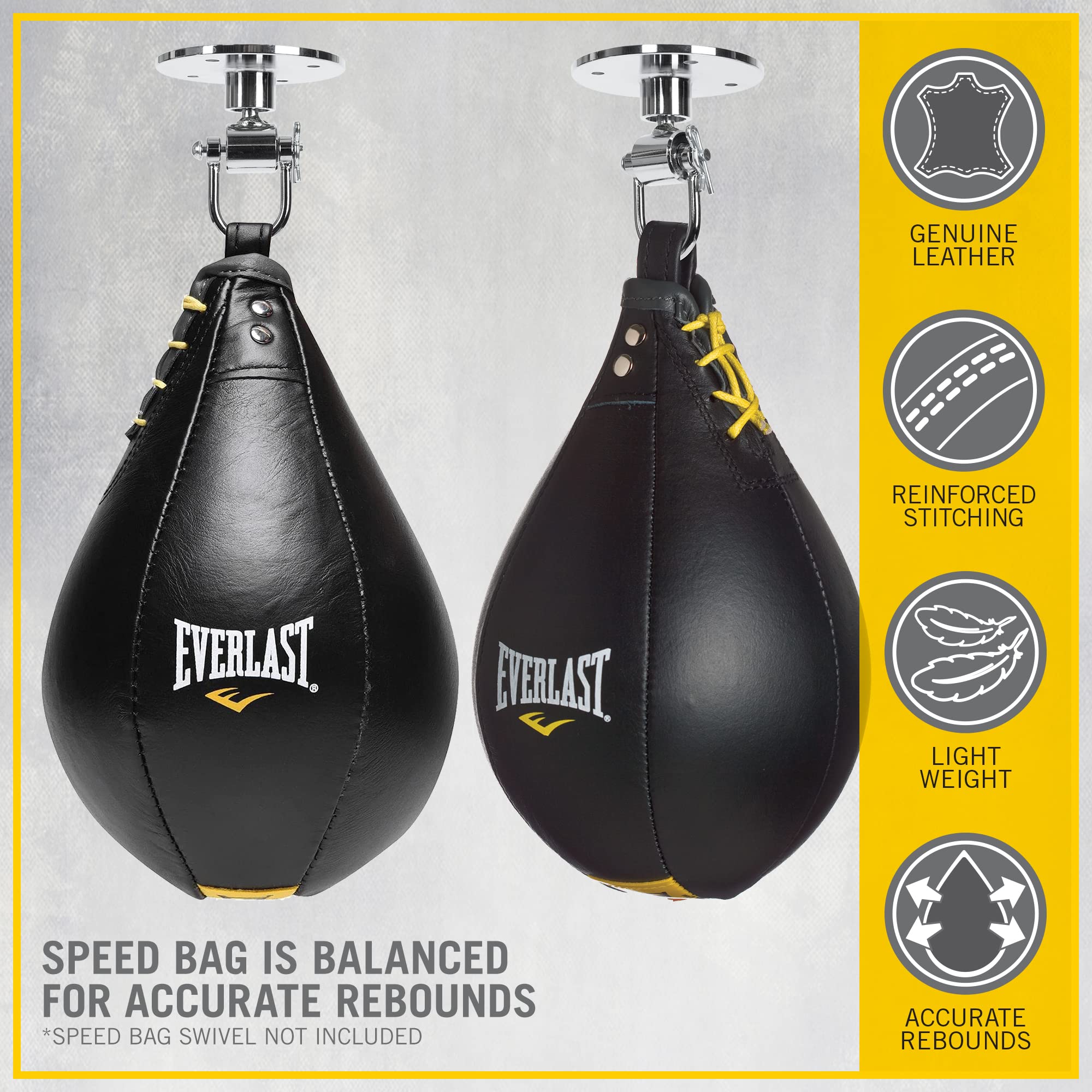 Everlast® Leather Speed Bag (EA)