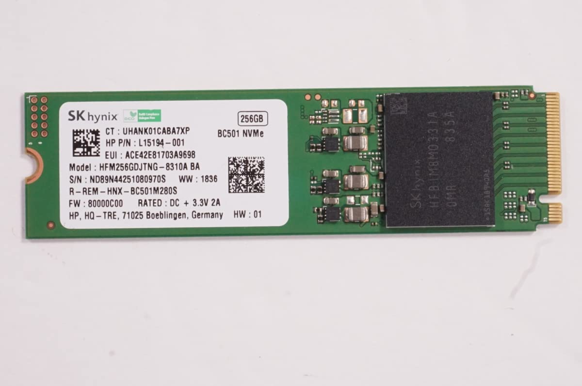 FMB-I Compatible with L15194-002 Replacement for Hynix 256GB M.2 PCle Solid State Drive 24-XA0024