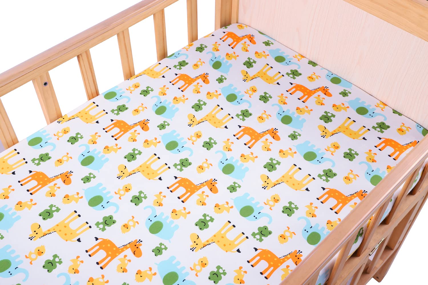 Fitted Bassinet Sheets Soft Breathable Stretchy for Hourglass, Oval,Rectangle Pads/Mattress,3Pack