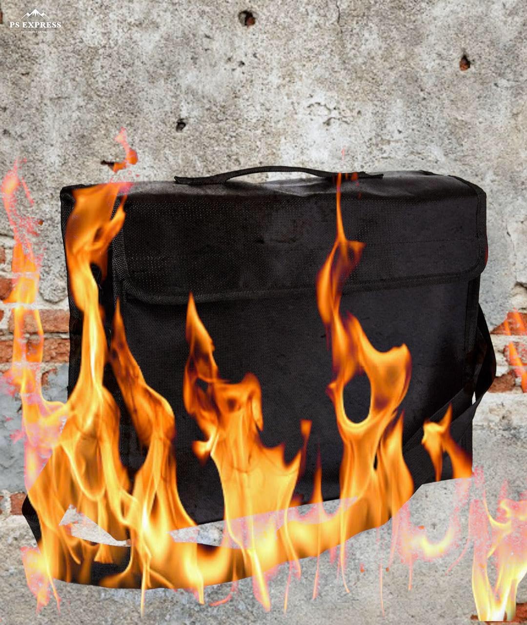 Fireproof Document Bags - Safe - Fireproof - Silicone - Waterproof - Storage - Passport Holder - Money Bag - Jewelry Organizer - Money - Coins - Photo Album - Document Holder - Fireproof Safe