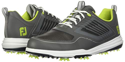 FootJoy Men's Fury Previous Season Style Golf Shoes Grey 9.5 M, Charcoal, US