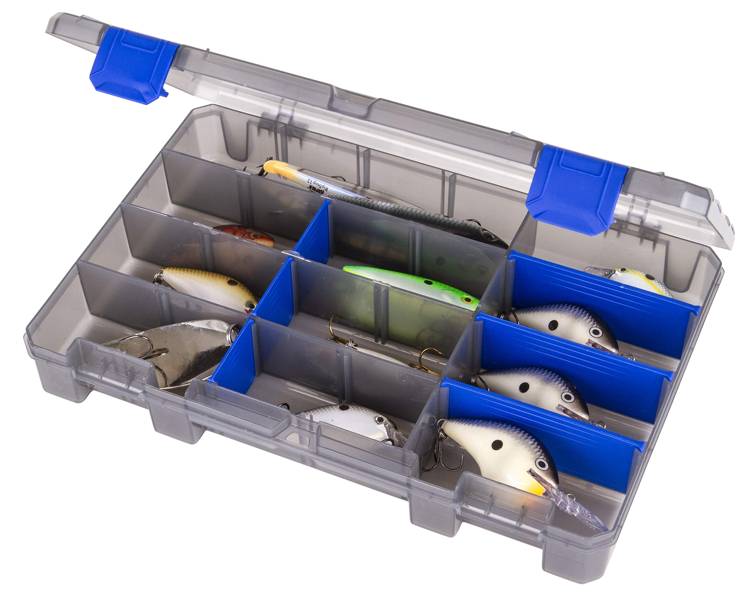 Flambeau Outdoors Zerust MAX 4004ZM Tuff Tainer-Partial Bulk Storage Compartment Section, 20 Compartments and 15 Removable Dividers-11" L x 7.25" W x 1.75" D-Fishing and Tackle Storage Utility Box