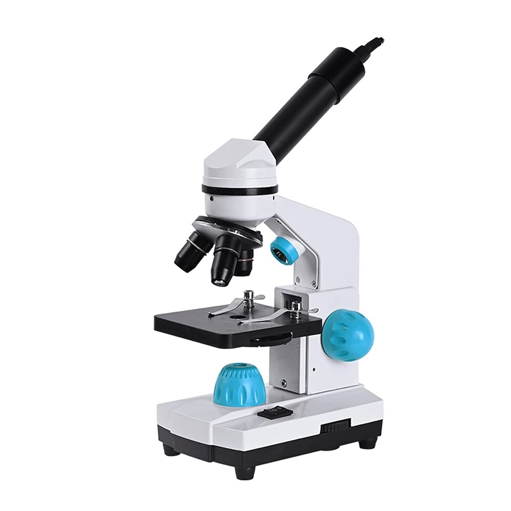 LIRUXUN Zoom 2000x Biological Microscope monocular Student Laboratory Lab Education LED USB