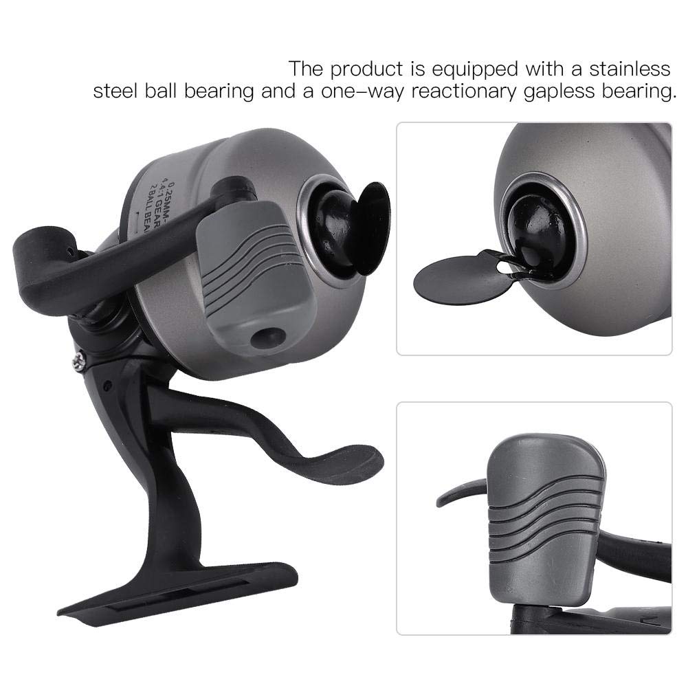 Fishing Reel 4.4:1 Light Weight Ultra Smooth Spinning Fishing Reel with for Fishing Tackle