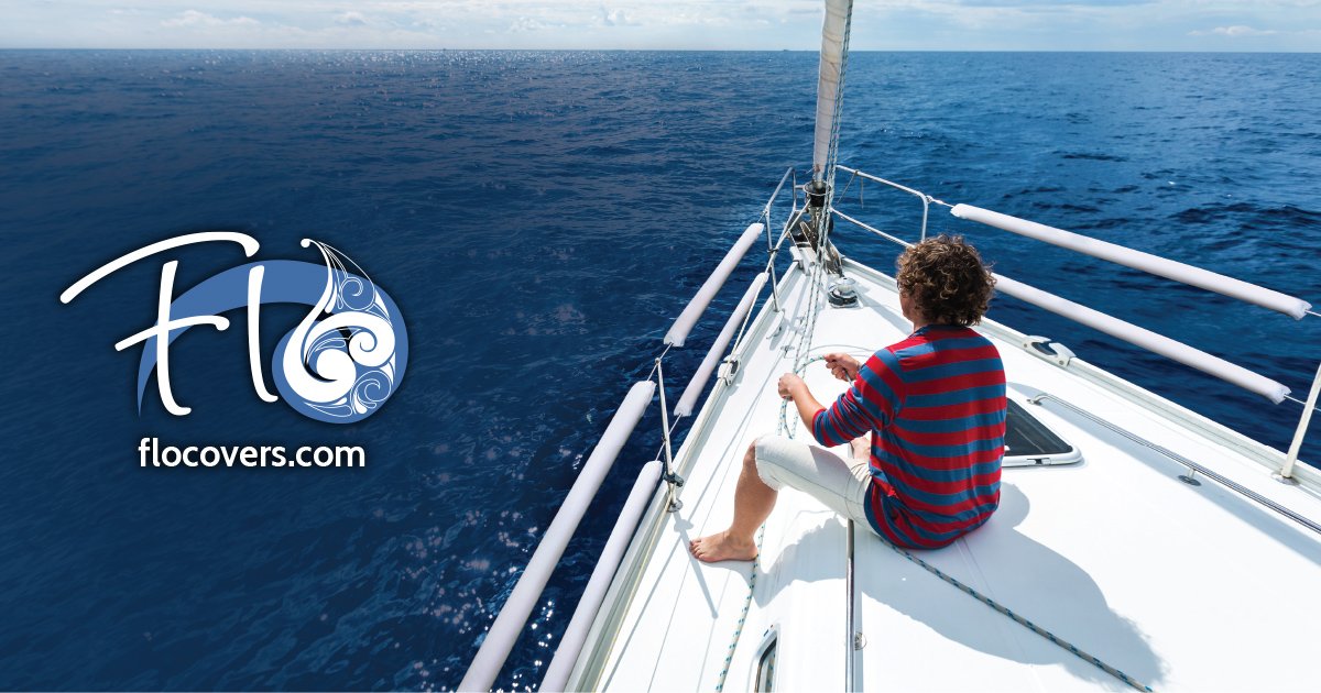 Flocovers Lifeline Cushions for Sailboats (6.0 feet, Navy Blue)
