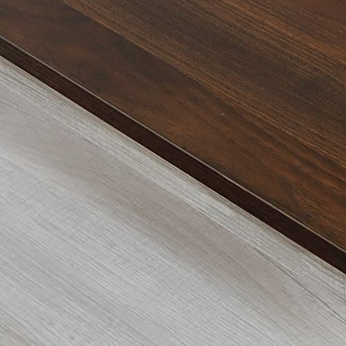 Rainbow Sophia Console Table Entryway Table Sofa Table, Modern Farmhouse Wood Console Table with 2-Tier Storage, 39 Inch, Sargent Oak/Dark Walnut