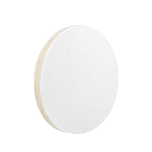 uxcell 4 Inch Wool Felt Polishing Pad Hook and Loop Buffing Wheels for Random Orbital Sander 2pcs