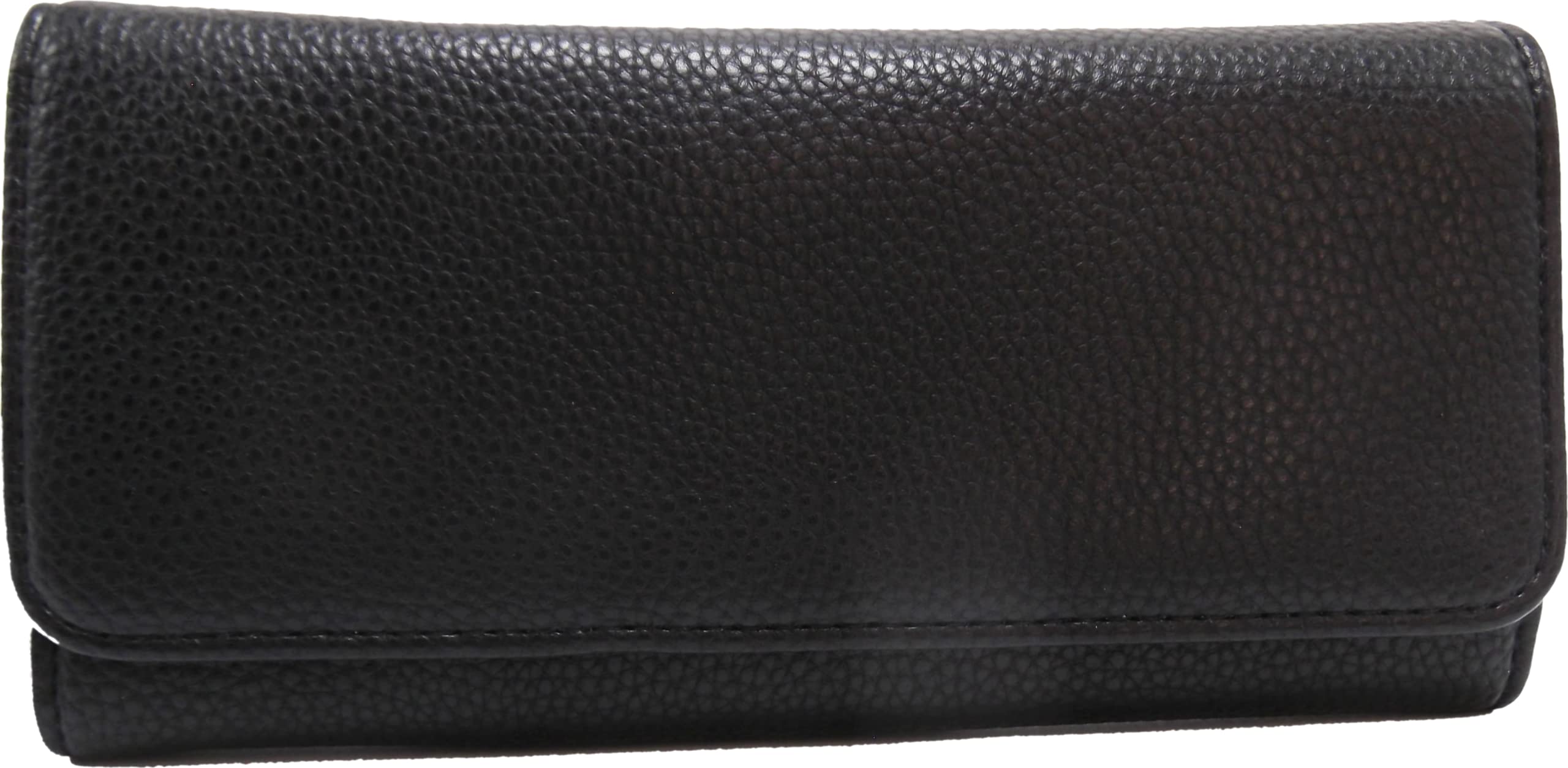 MUNDI Women's Faux Leather File Master Flap RFID Ladies i731x (Black Floral)