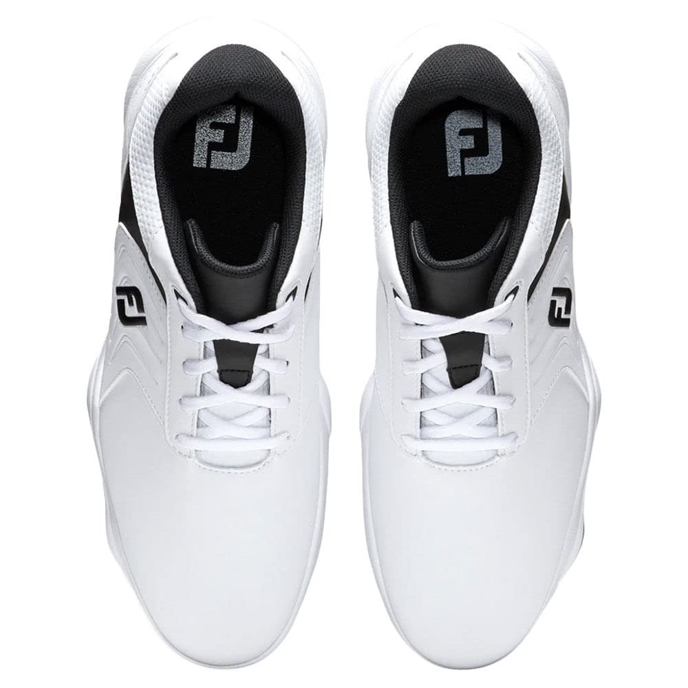 FootJoy Men's eComfort Previous Season Style Golf Shoe, White, 10.5