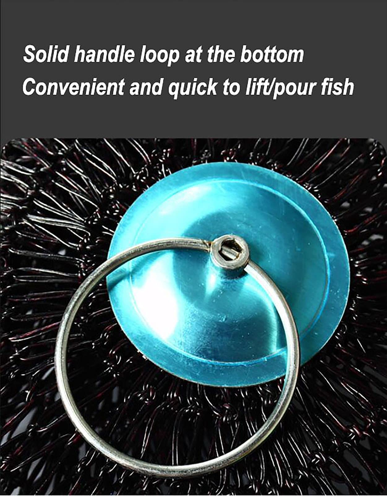 Fish Basket Keep Fish Alive, Collapsible Portable Fish Cage Fishing Keep Net for Crayfish/Crab/Fishes/Fishing Accessories Tool (Size : 40cm×200cm/16in×79in)