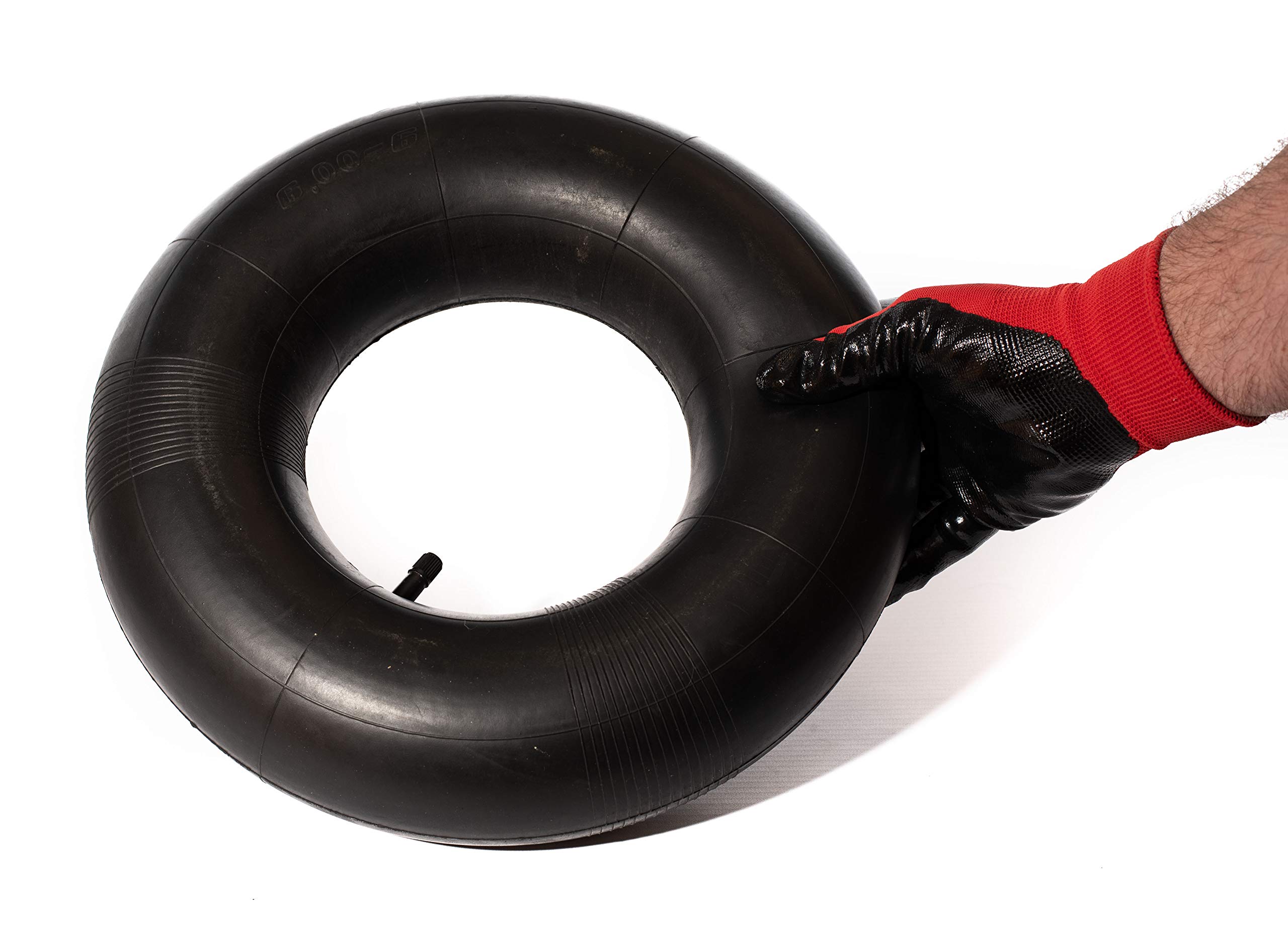 FreeBird 2 Pack of 15x6.00-6" Replacement Inner Tubes for Pneumatic Tires with TR-13 Valve Stem Complete with Nitrile Gloves Set
