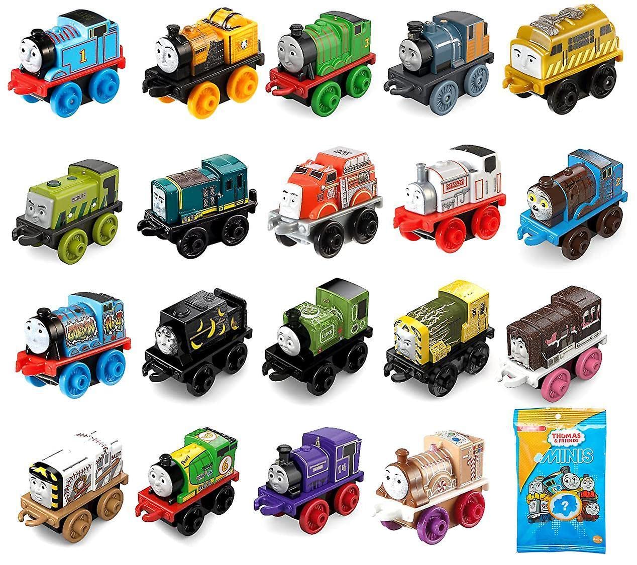 Fisher-Price Thomas & Friends Minis Blind Bags Gift Set - 12 Pack Blind Bags with Stickers and More (Thomas The Train Party Bundle)