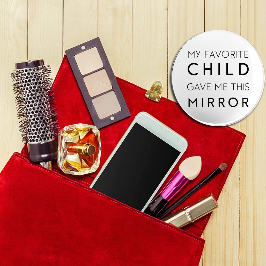 MIRRORVANA 20X & 15X Magnifying Mirror Set Combo with 3 Suction Cups Each and Small Pocket Size 7X Magnified Compact Mirror for Purse and Handbag Bundle