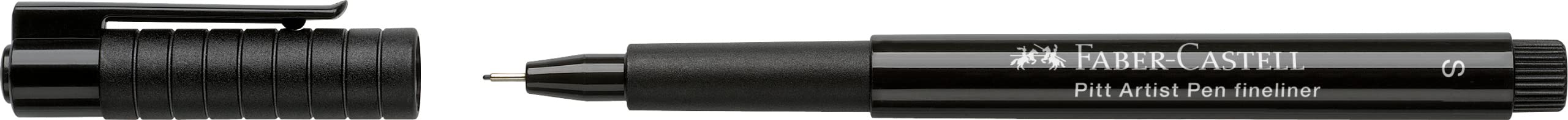 Faber-Castell Art & Graphic Pitt Artist Pen Fineliner India Ink Pen, Black, Single Pitt Pen, For Art, Craft, Drawing, Sketching, Home, School, University, Colouring