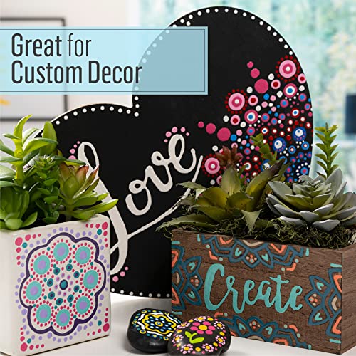 FolkArt, Paradise Pink Acrylic 2 fl oz Vibrant Multi-Surface Dot Paint Perfect for Easy to Apply DIY Arts and Crafts, 12039