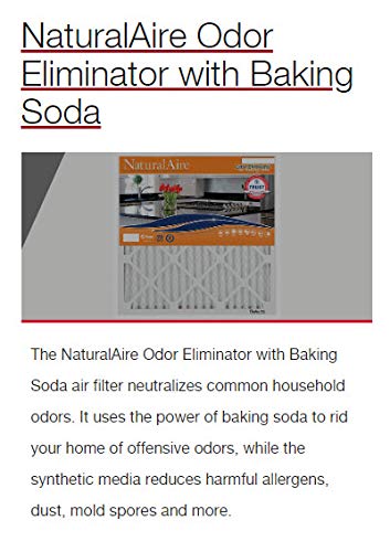 Flanders PrecisionAire 84857.01175175 17.5 by 17.5 by 1 NaturalAire with Baking Soda, 4-Pack
