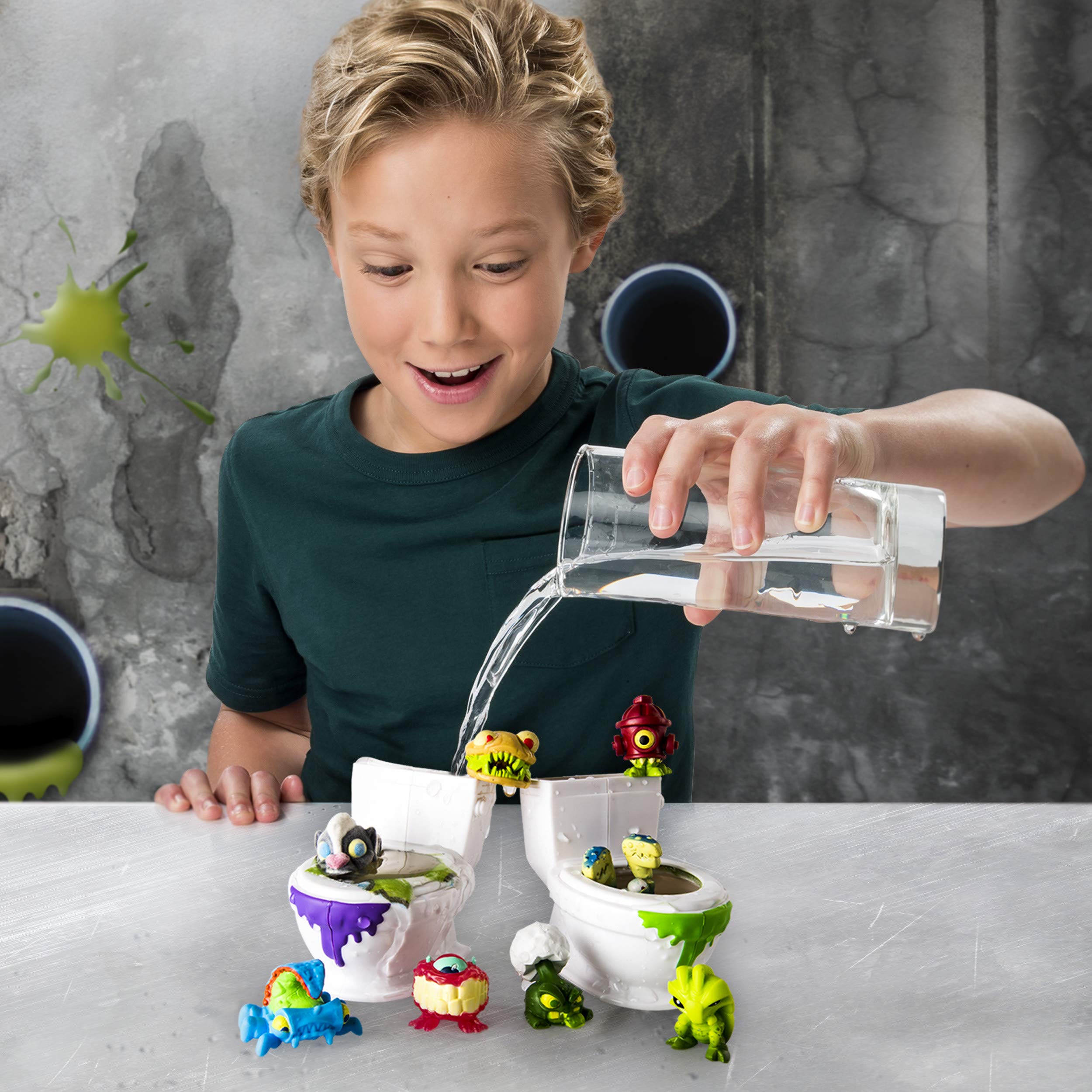 Flush Force - Series 1 - Bizarre Bathroom Collectible 8-Pack Figures (Color/Styles May Vary)