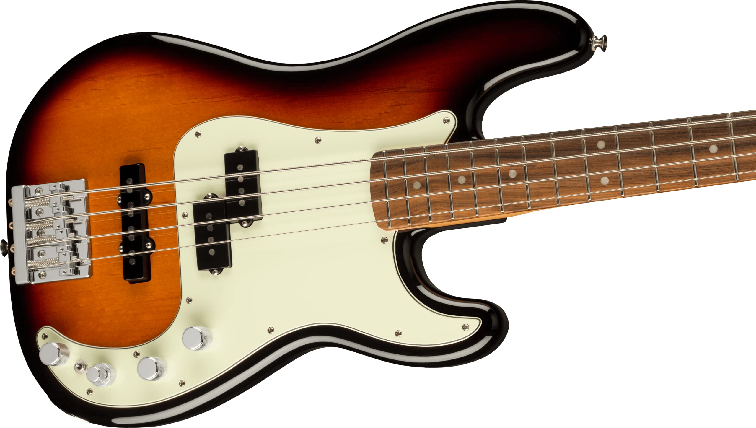 Fender Player Plus Precision Bass, 3-Color Sunburst, Pau Ferro Fingerboard