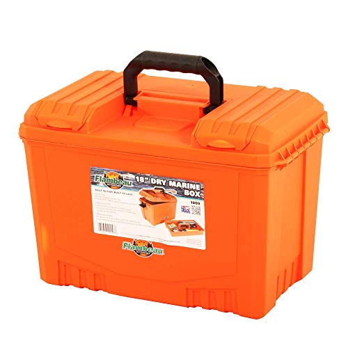 Flambeau Outdoors 1809 Marine Dry Box, 18", Orange