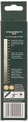 Faber-Castell Pencils, Castell 9000 Art graphite pencils, HB No.2 Pencil for drawing, writing, sketch, shading, artist, school supplies pencils - 12 pack (HB)