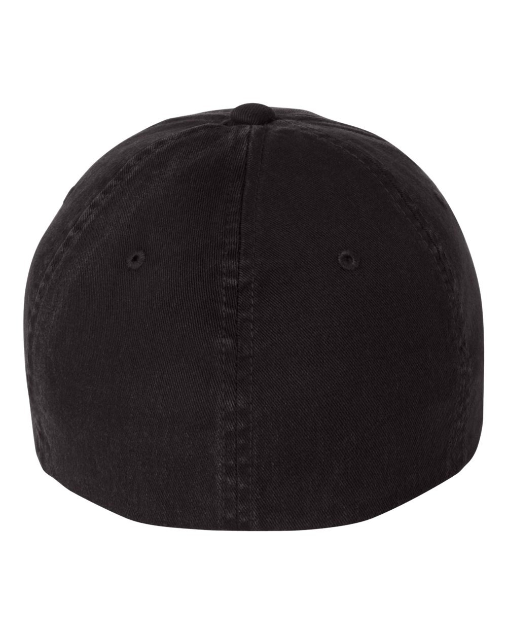 Flexfit 6997 Low Profile Garment Washed Cotton Cap - Small/Medium (Black)