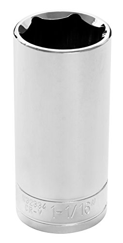 Performance Tool W32334 1/2 Drive 1-1/16 6Point Deep Wall Socket, 1 Pack