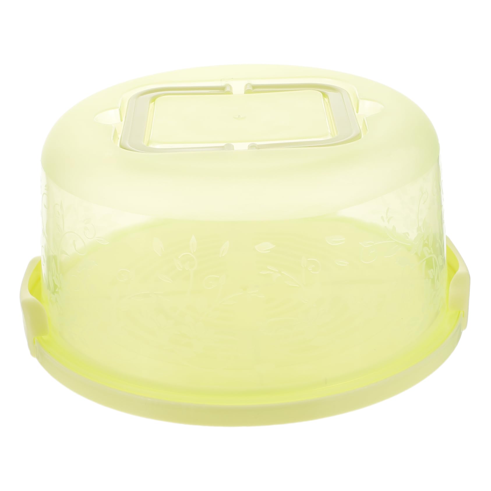 FELTECHELECTR 1pc Cake Box Cake Carrier Cupcake Holder Mini Cakes Decorative Serving Tray Cake Cover Cupcake Storage Containers Round Storage Container Desert Biscuit Freezer Container Box Pie
