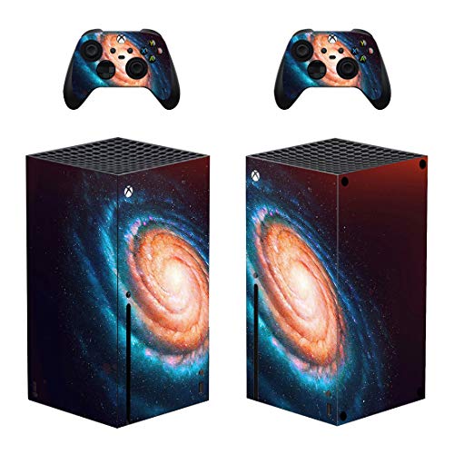 FELIPE SEIJI KUBA Protective Vinyl Skin Decal Cover for Xbox Series X Console Wrap Sticker Skins with Two Free Wireless Controller Decals multi color
