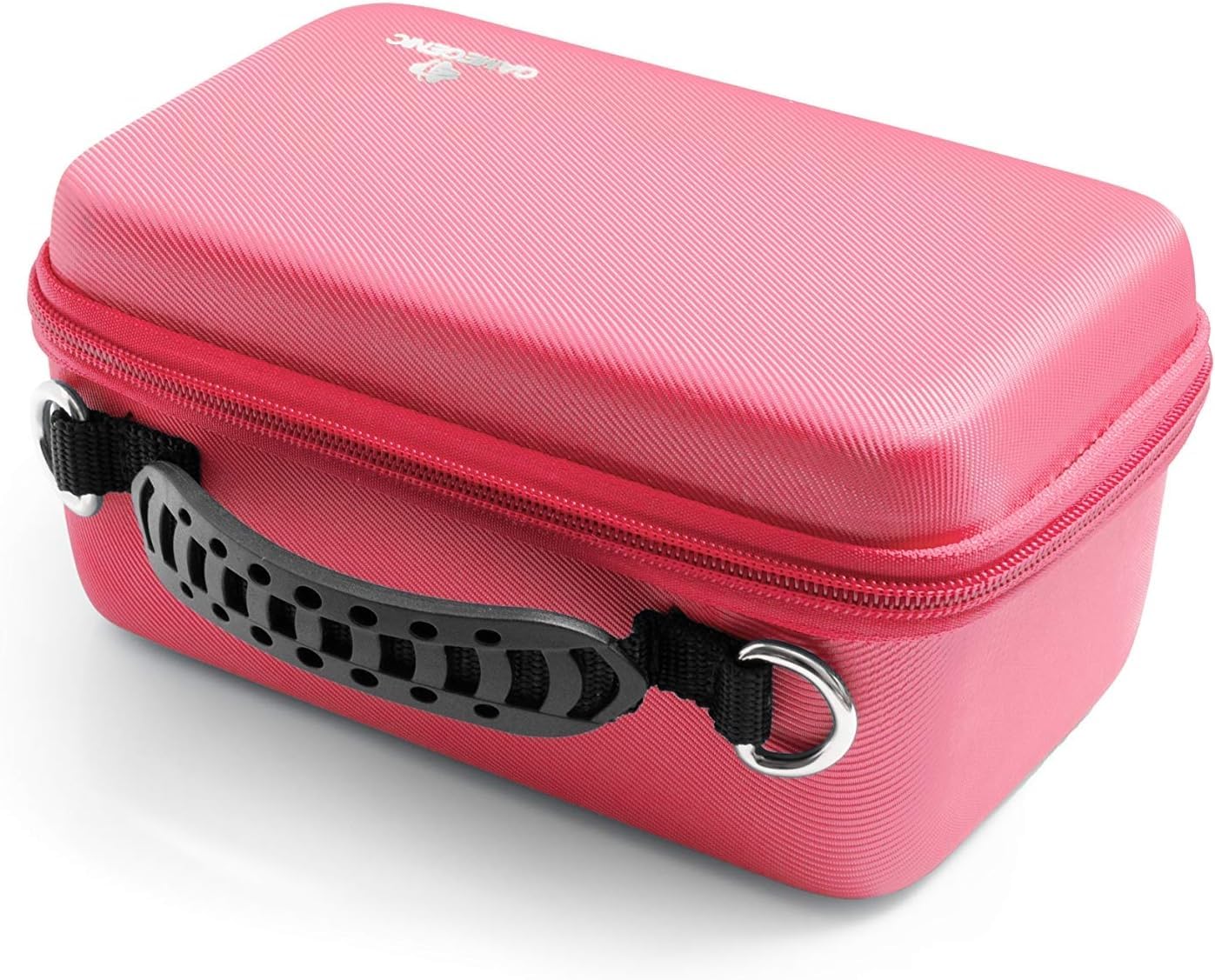 Game Shell 250+ | Portable Case for Board Games and Card Games | Holds Up to 250 Double-Sleeved Cards | Accessories Compartment Holds Tokens and Dice | Pink Color | Made by Gamegenic