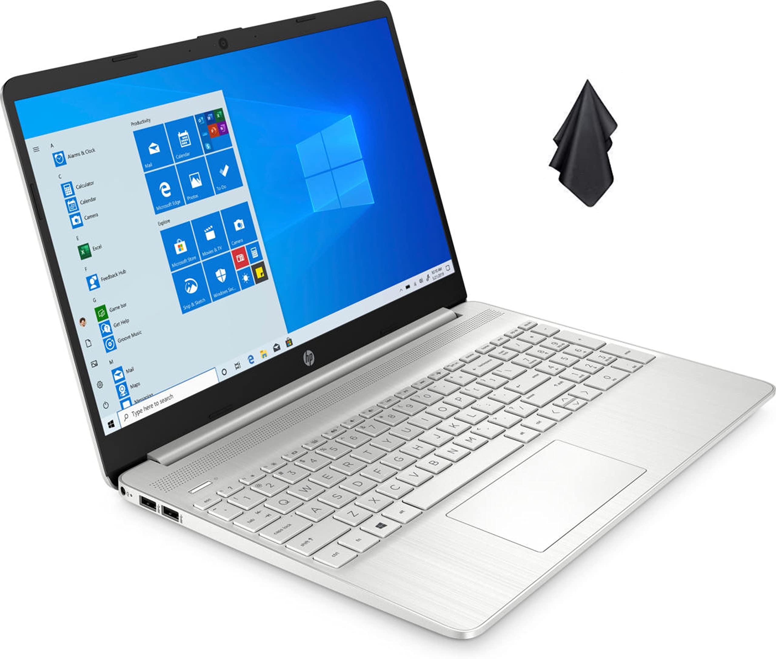 HP 2022 Pavilion Laptop, 15.6" FHD IPS Touchscreen Display, Intel 11th Gen 4-Core i5-1135G7 Processor, 12GB DDR4 RAM 256GB PCle SSD, Intel Iris Xe Graphics, Webcam, HDMI, Windows 11 Home, Silver