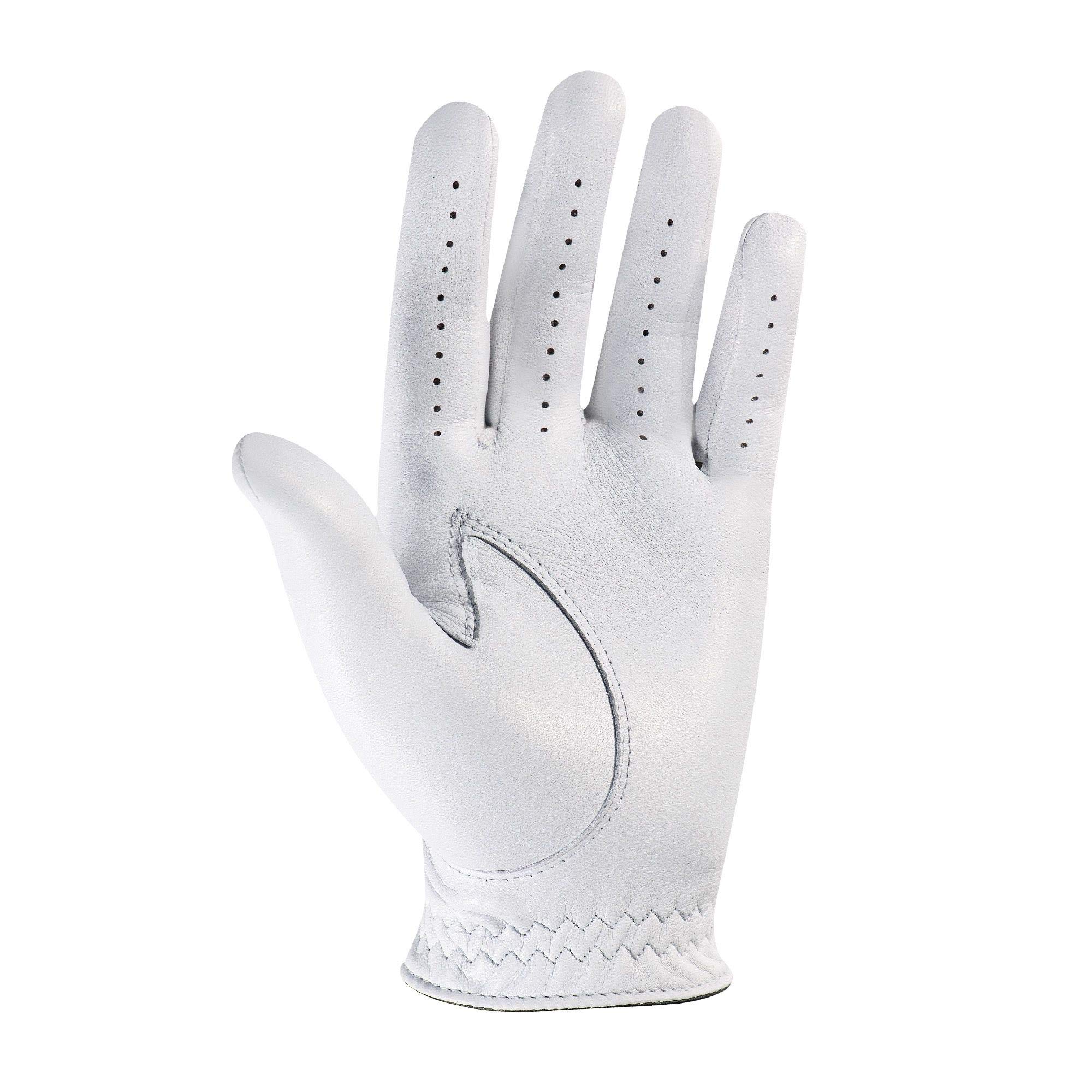 FootJoy Men's StaSof Golf Glove White Cadet Medium, Worn on Left Hand