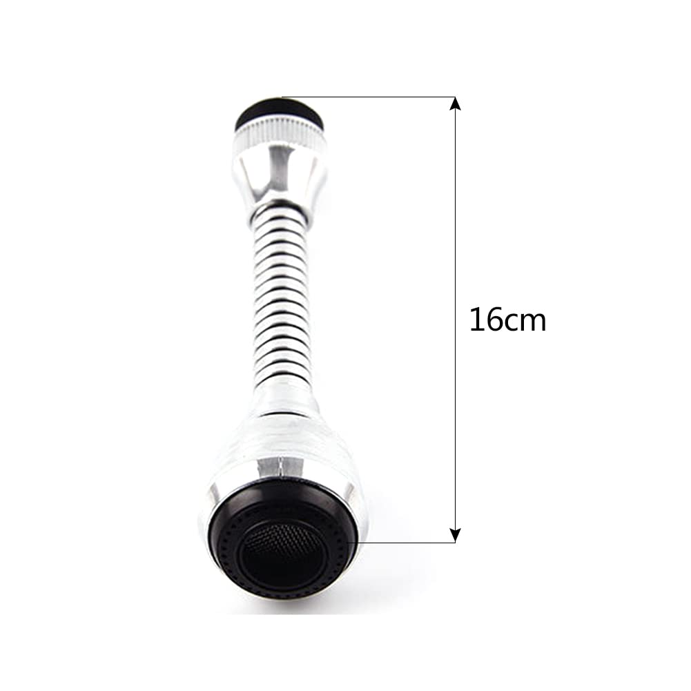 Flexible Faucet Sprayer | Flexible Tap Extension Aerator 360 Degree Rotatable - Water Saving Faucet Extension Sprayer for Kitchen Sink Speesy