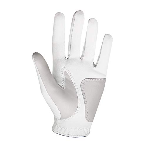 FootJoy Women's WeatherSof Golf Glove, Worn on Right Hand, White, Small