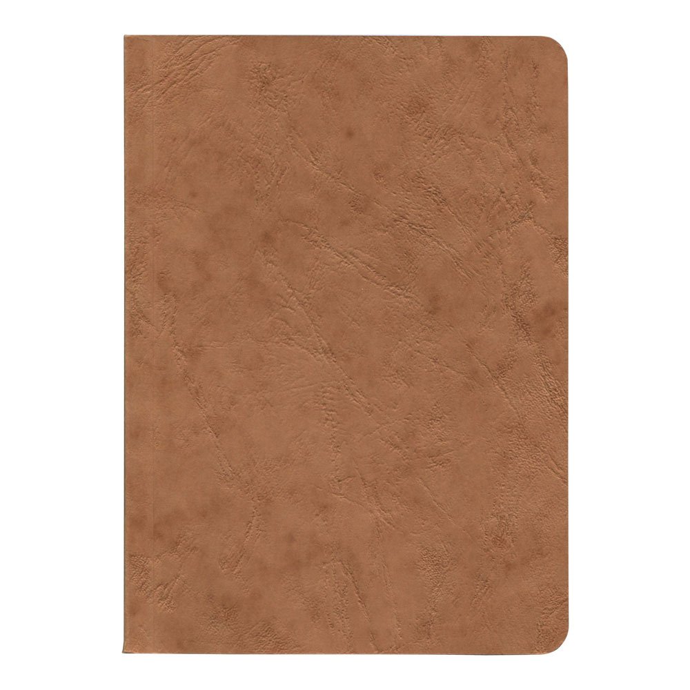 Exacompta Compact Desk Journal - Blank 190 Sheets - 5" x 7" - Tan