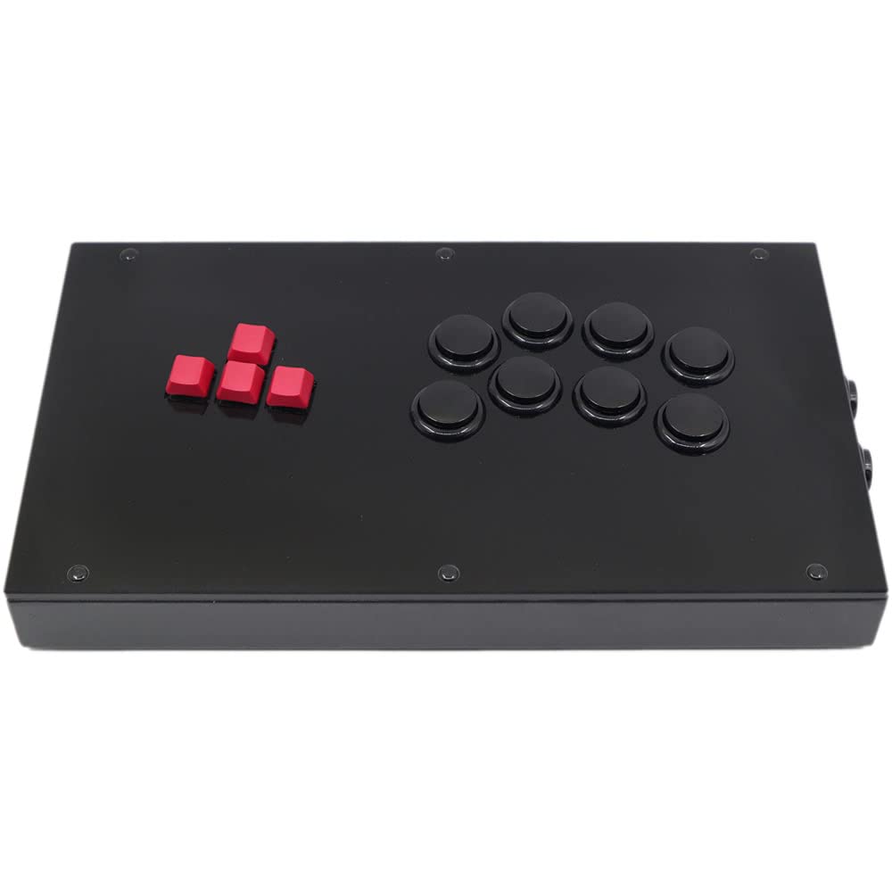 FightBox F6-PS Keyboard Button Arcade Joystick Game Controller for PS4/PS3/PC Sanwa OBSF-30 Cherry MX Black