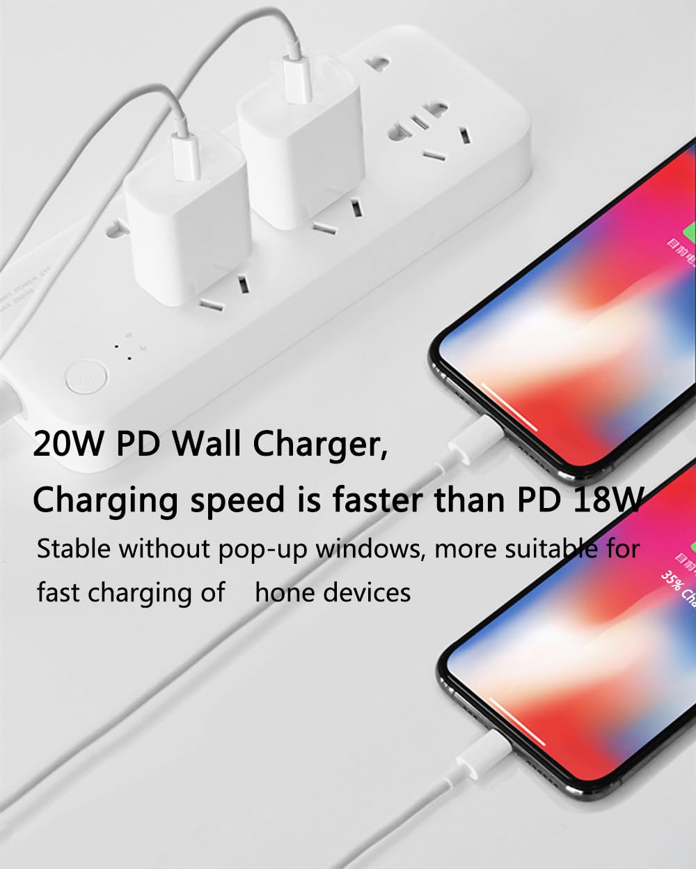 for hone14 13 12 11 Fast Charger Certified 20W PD USB C Wall Charger Block with Extra Long 6TF Type C to ightning Cable Compatible for Phone 14/14 Pro Max/13/13Pro Max/12/11Pro