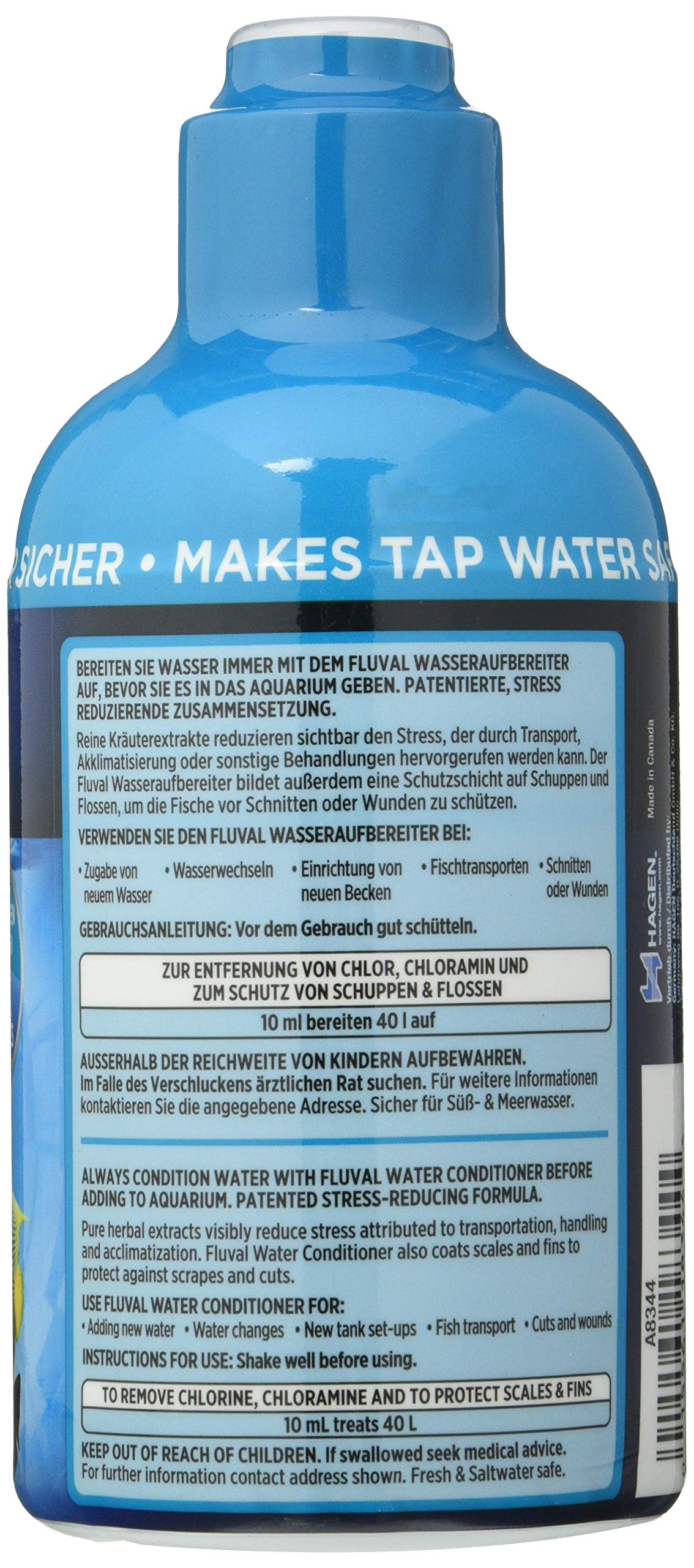 Fluval Water Treatment for Aquariums Bundle, Biological Enhancer and Water Conditioner