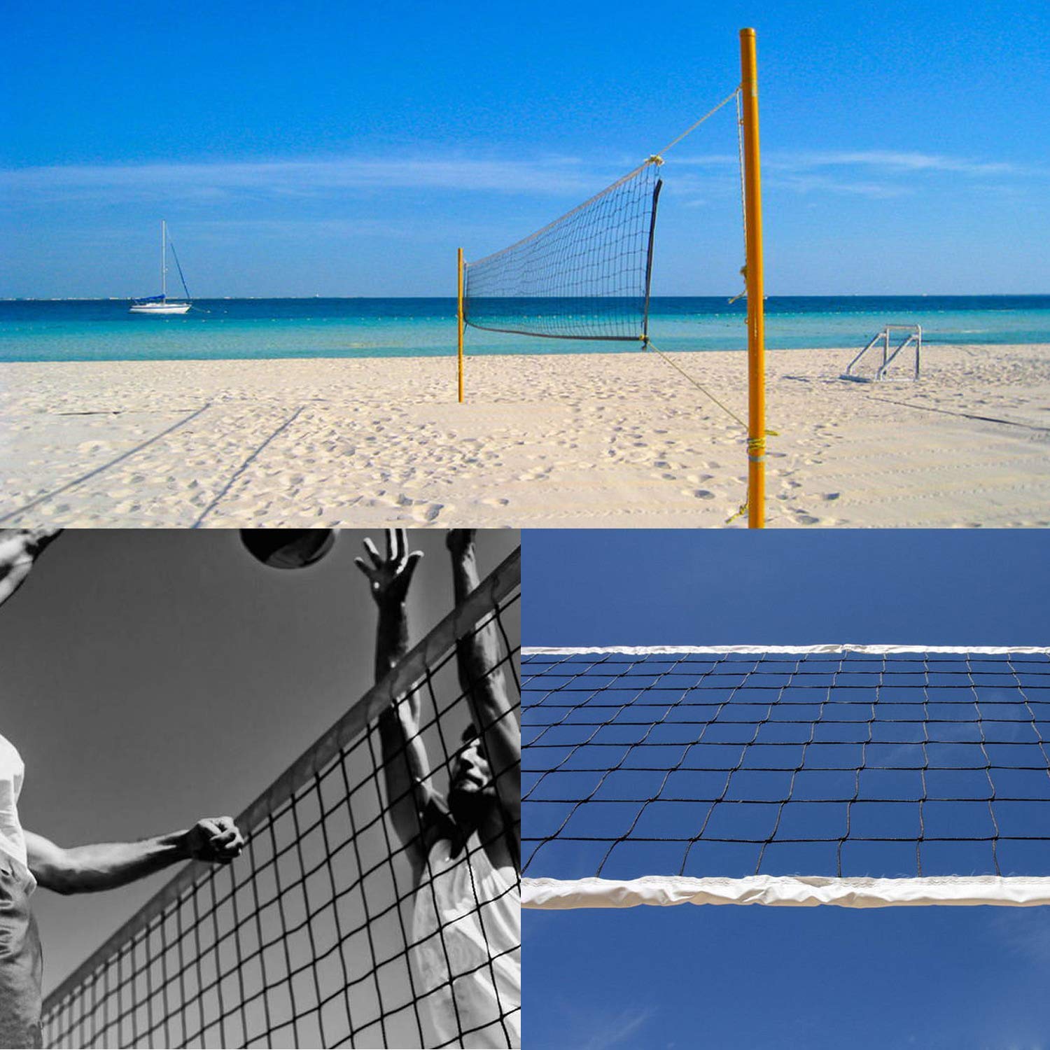 Forestfish Volleyball Net for Garden Backyard Beach Outdoor Sports,31 Feet x 3.2 Feet