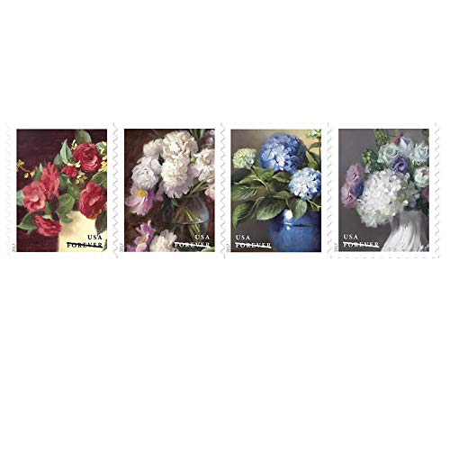 Flowers from The Garden 1 Strip of 10 US First Class Postage Stamps Celebrate Beauty Wedding (10 Stamps)