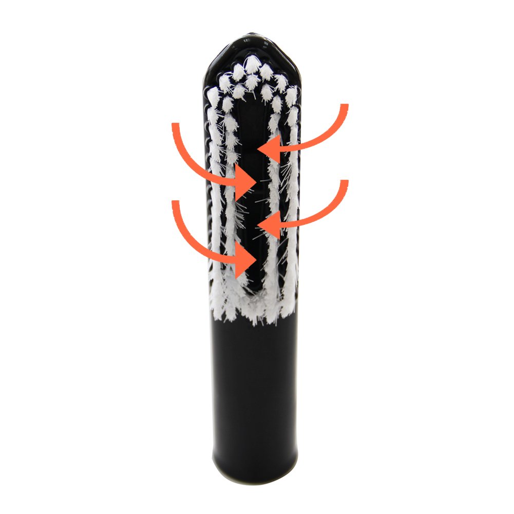 EZ SPARES 1.25'' 32mm Lint-Clean Elongated Universal Vacuum Dusting Soft Bristle AUT Brush for Clothes Woolen Overcoat Fabric Surfaces and Furniture for Dirt Devil Elecrrolux Panasonic