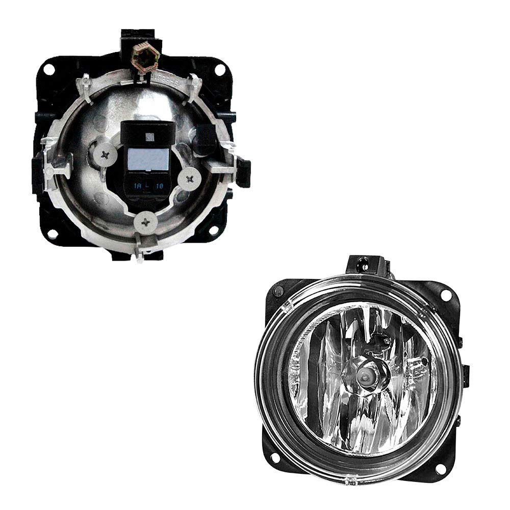 Fog Lights for 2000-2005 Ford Focus 2005-2006 Ford Escape 2003-2004 Ford Mustang (Cobra Model Only) 2000 Lincoln LS Clear Lens Fog Lamps with H10 12V 42W Halogen Bulbs