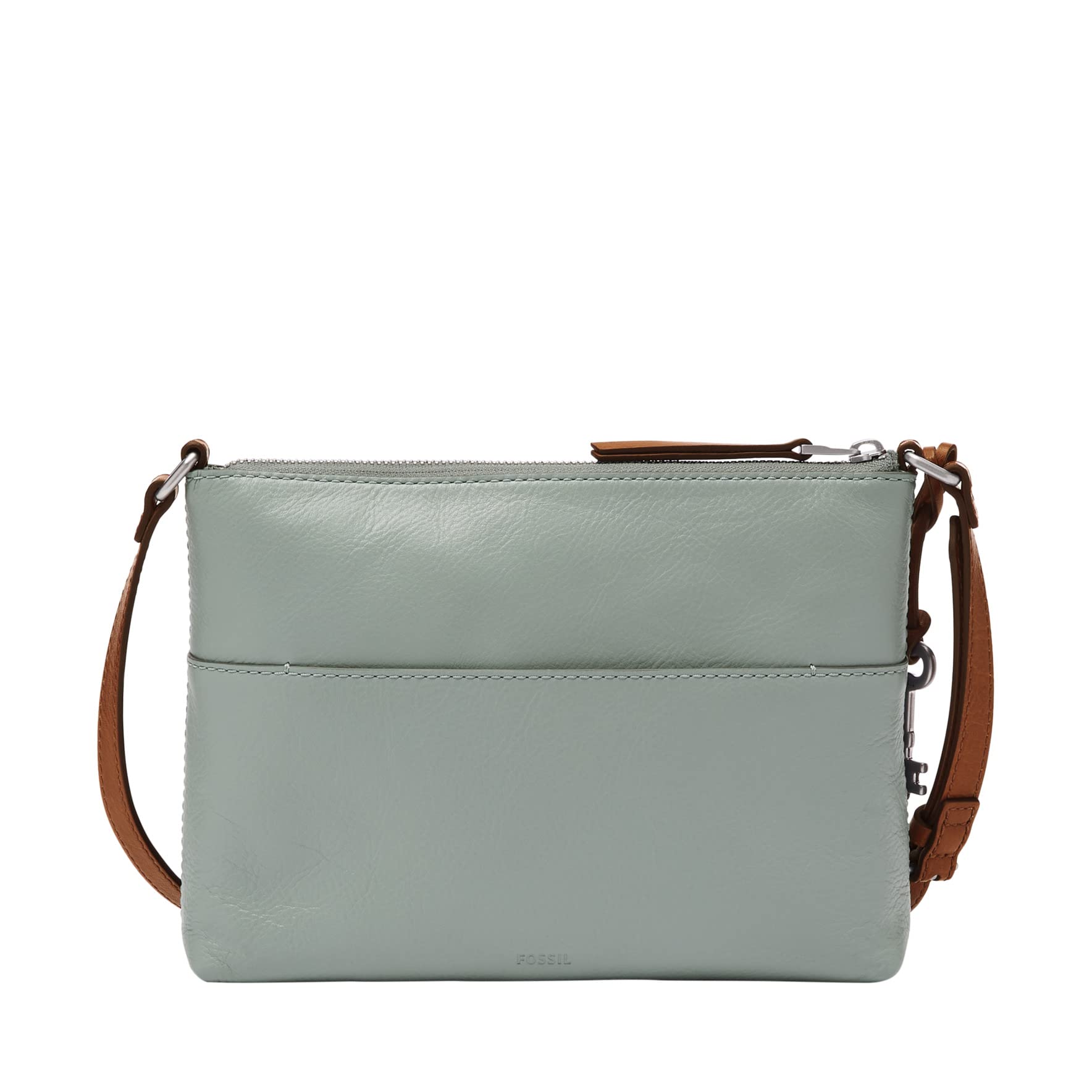 Fossil Womens Fiona Small Crossbody, Smokey Blue, One Size US