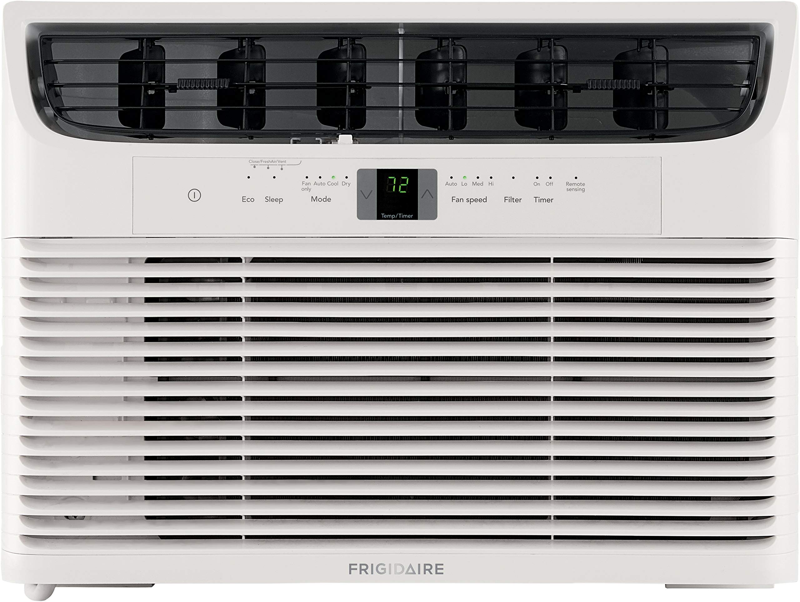 Frigidaire 10,000 BTU 115V Window-Mounted Compact Air Conditioner with Remote Control, White