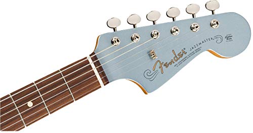 Fender Vintera 60s Jazzmaster Electric Guitar, with 2-Year Warranty, Ice Blue Metallic, Pau Ferro Fingerboard