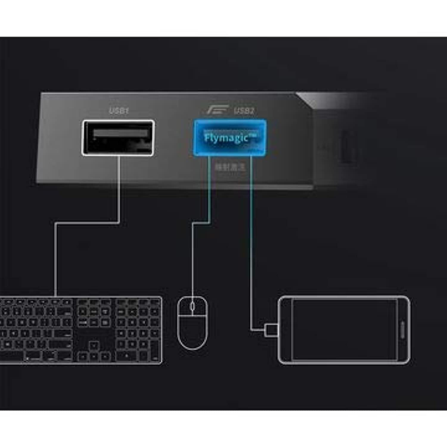 Flydigi Q1 for Android Mobile Game Keyboard Mouse Convertor for All Games Not Support iOS 13.4